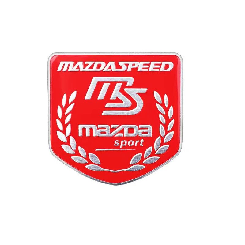 3D алюминиевая наклейка для кузова багажника автомобиля, автомобильная эмблема, внешние наклейки, аксессуары для Mazda 3, 6 ярдов, фотография, GJ, MS, BK