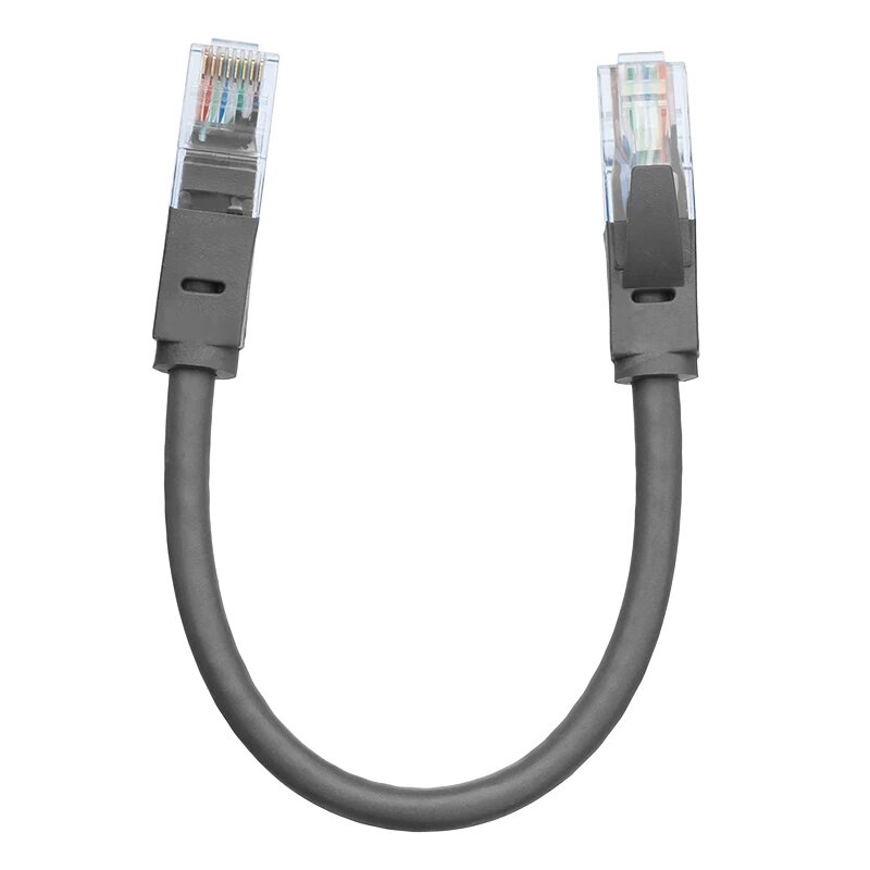 20 см, 30 см, 50 см, короткий сетевой кабель CAT 6 RJ45, патч-корд Ethernet серый, 0.2m