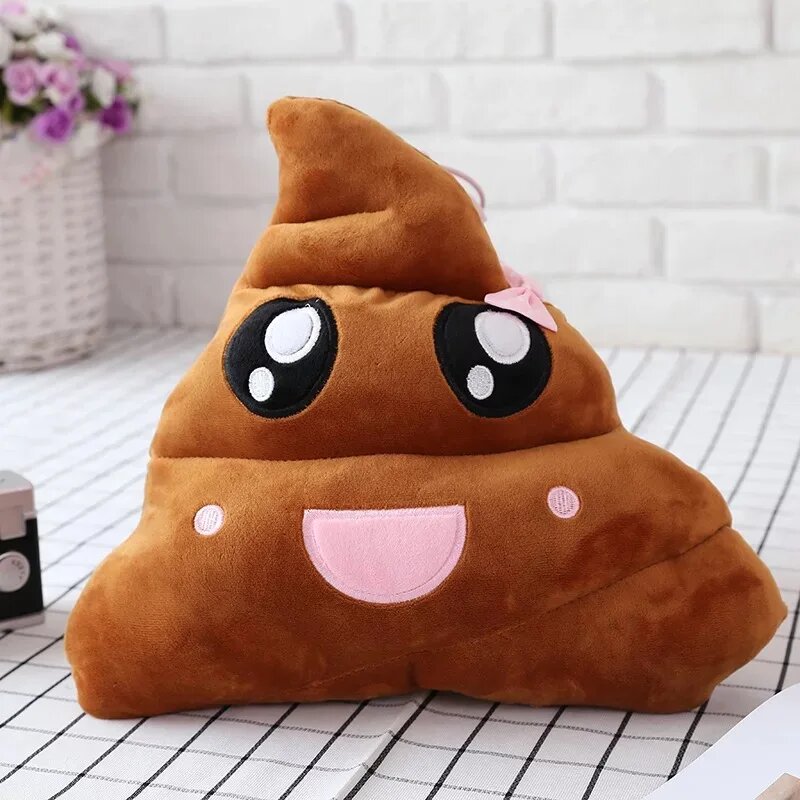 Плюшевая игрушка-какашка, хлопок Коричневый, G, 25cm