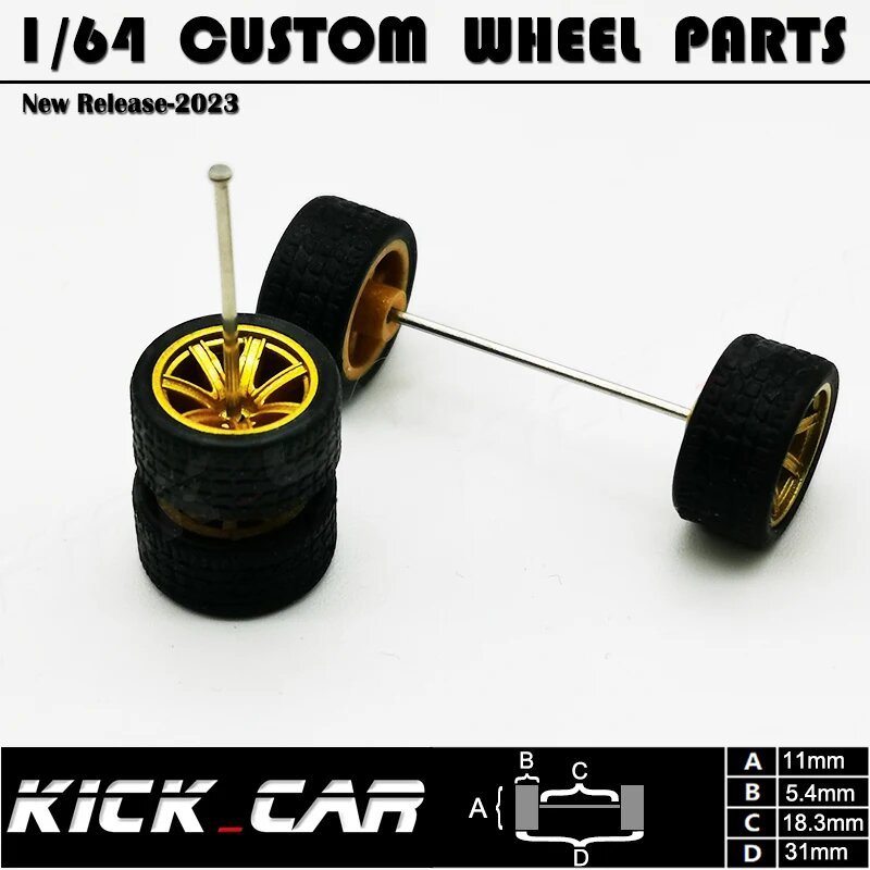 1/64 Custom Wheel Parts, Цвет: HW01-7
