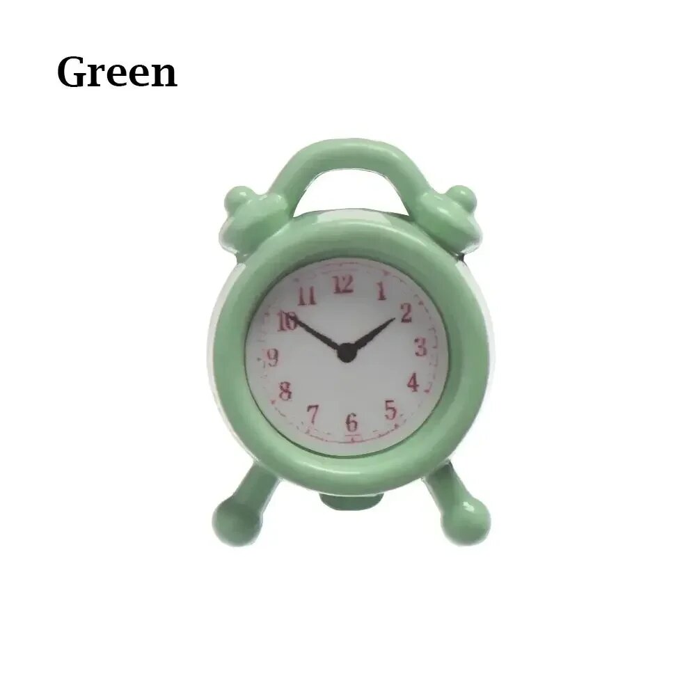 Кукольные часы Type1-Green, металлические, 1:12