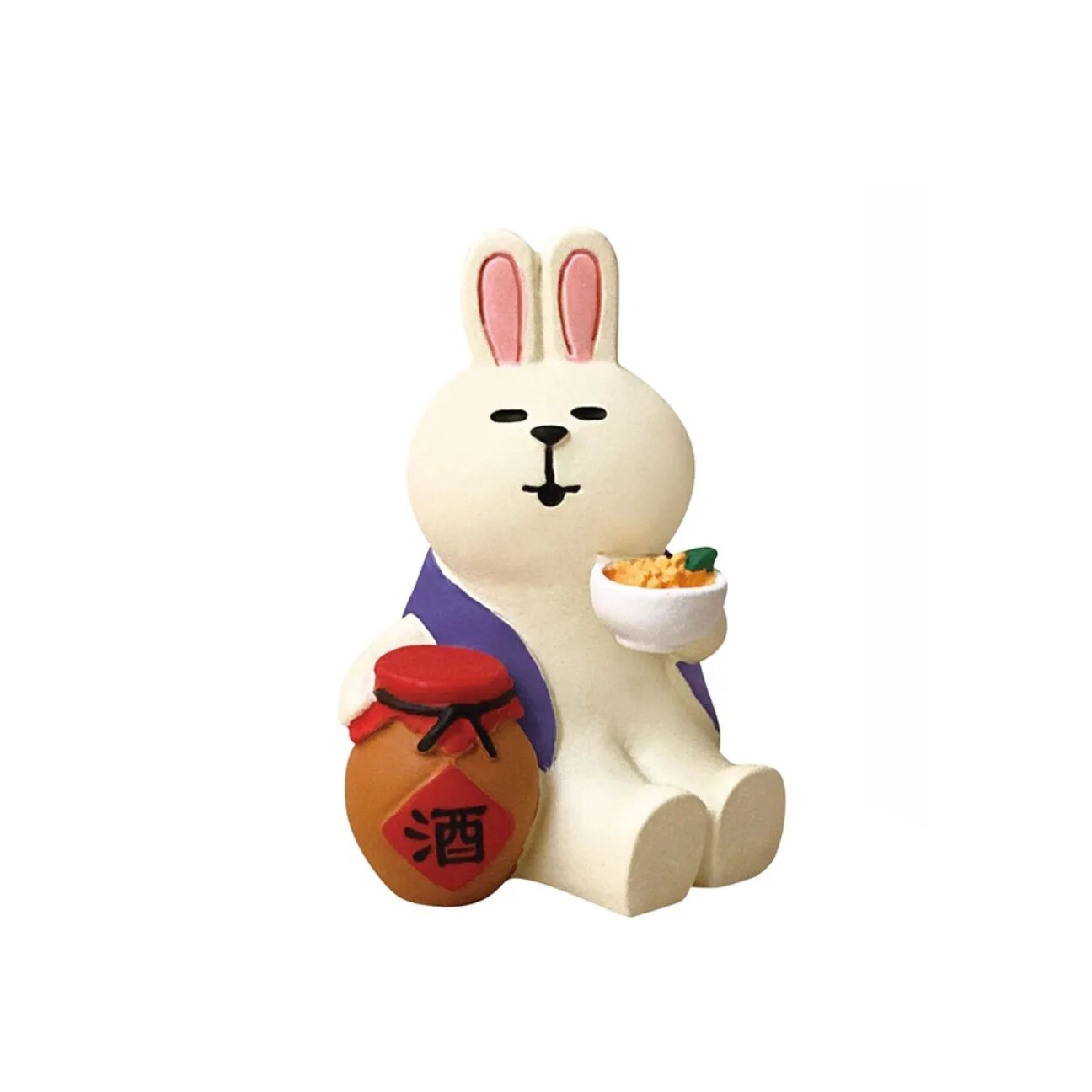 Фигурка Line Friends кролик с едой и саке, 73703-15