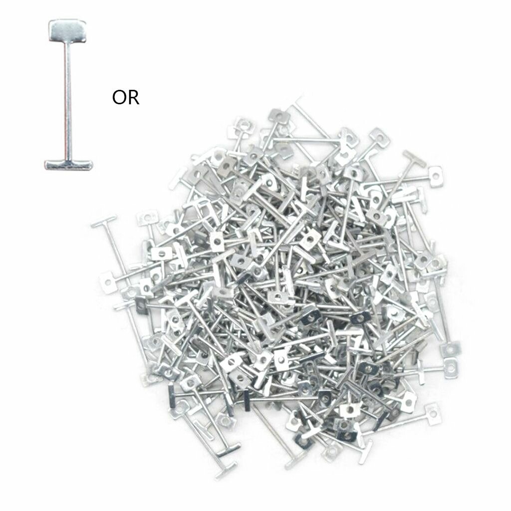 1 упаковка из 100 сменных игл для выравнивания плитки-100 стальных игл