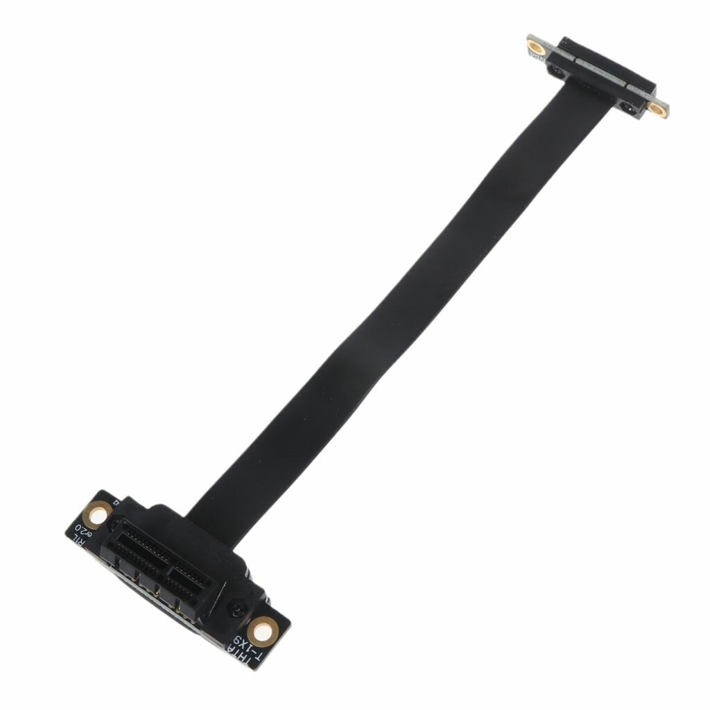 Удлинитель кабеля, Удлинительный кабель PCI E от 1X до 1-го поколения на 90 градусов длиной 15 см