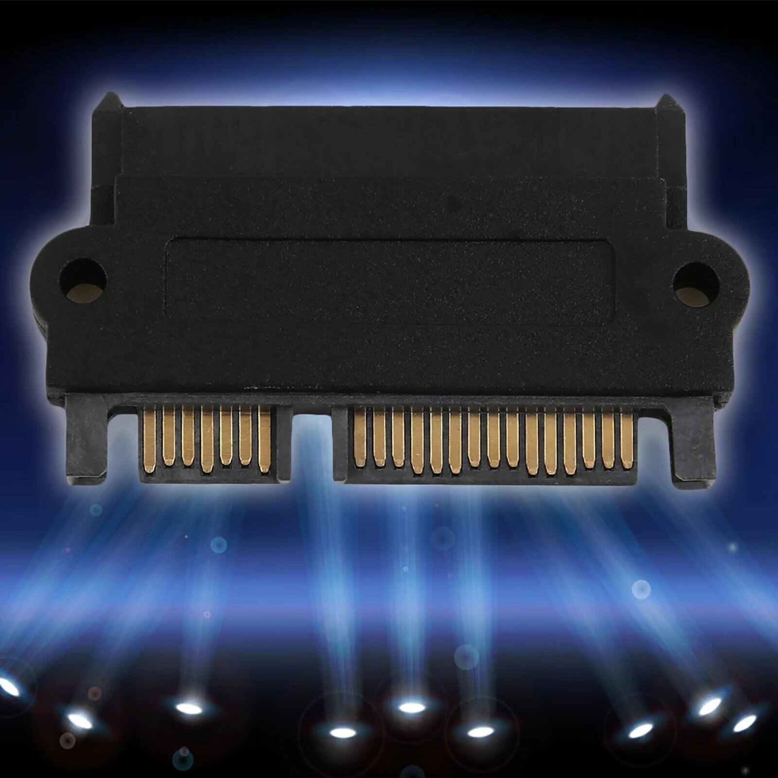 Преобразователь SAS в Sata на 180 градусов Прямой SFF-8482 с 29-контактным разъемом в адаптер