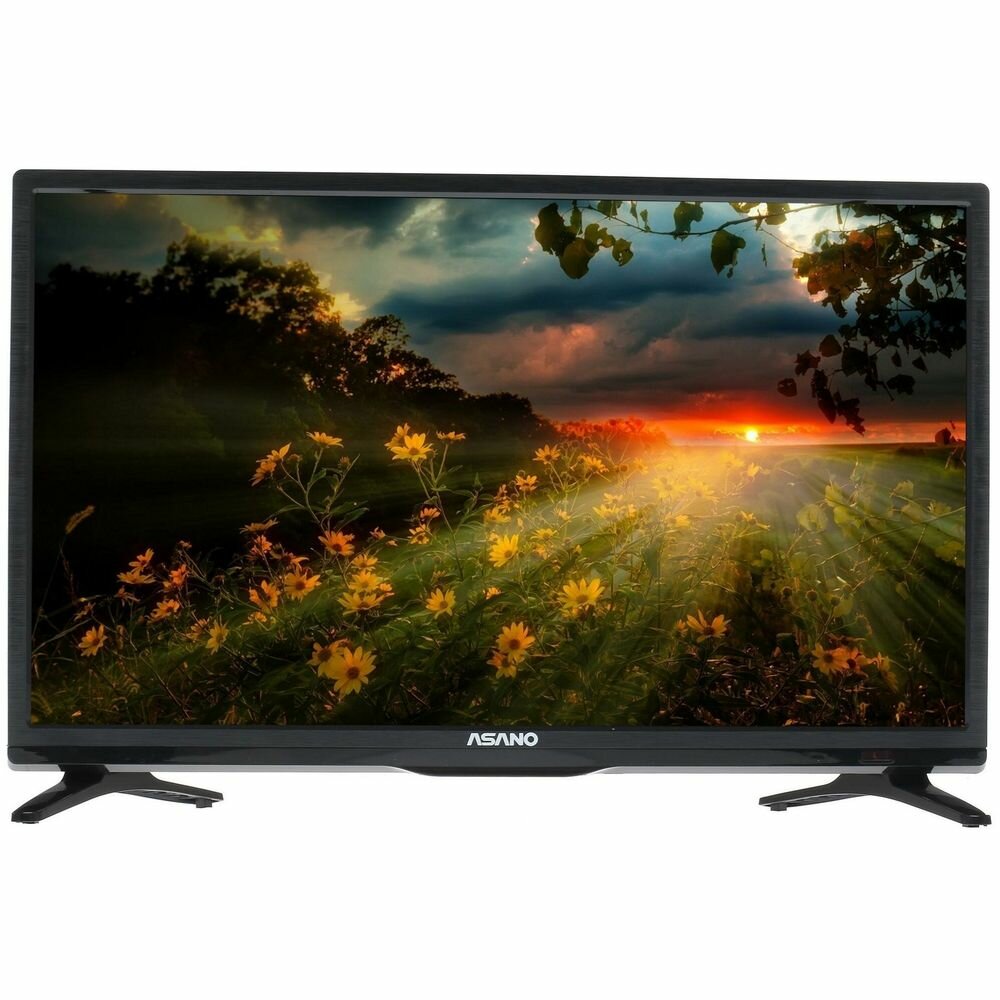 Телевизор Asano 24LH1020T 24", 1366 x 768, чёрные, с функцией TimeShift