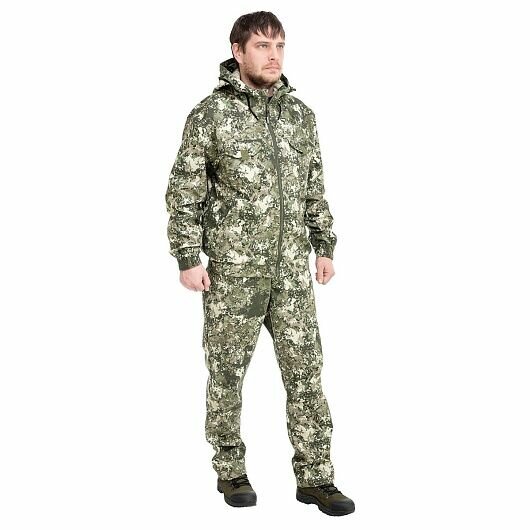 Костюм летний антимоскитный Helios Тайган, цвет КМФ мох размер 52-54/182-188 (T-KS-T-M4293-2XL-2)