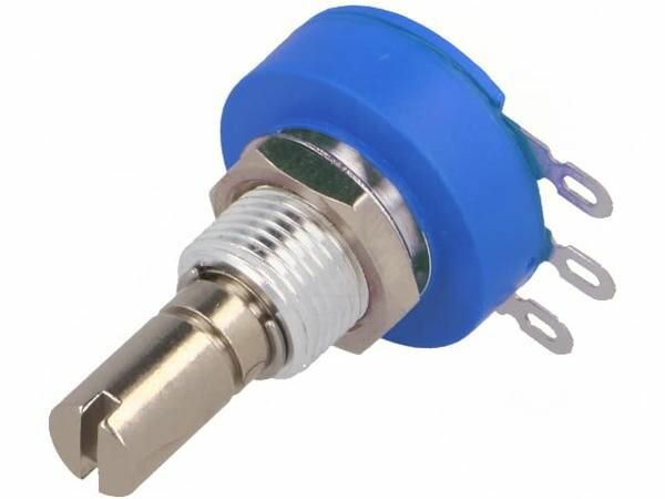 Потенциометр BOURNS 3852A-282-103AL, осевой, однооборотный, 10 кОм, 2 Вт, 6, 35 мм