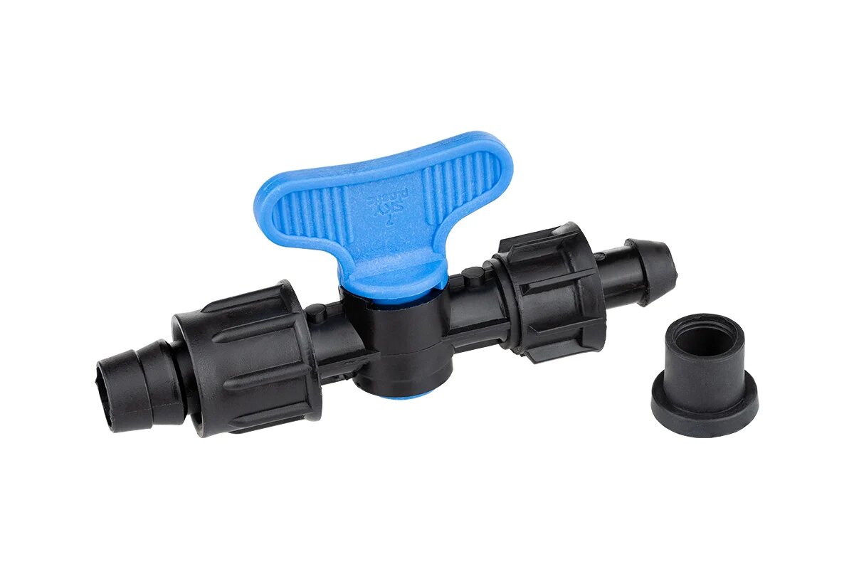 MasterProf кран стартовый для ленты капельного полива с уплотнительной резинкой 10 шт