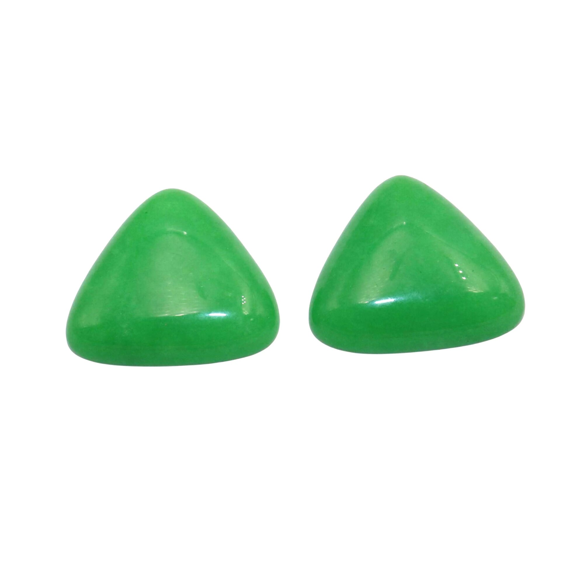 Кабошоны из натурального камня 5 шт, SYSRXLR Изумрудный, Green jade