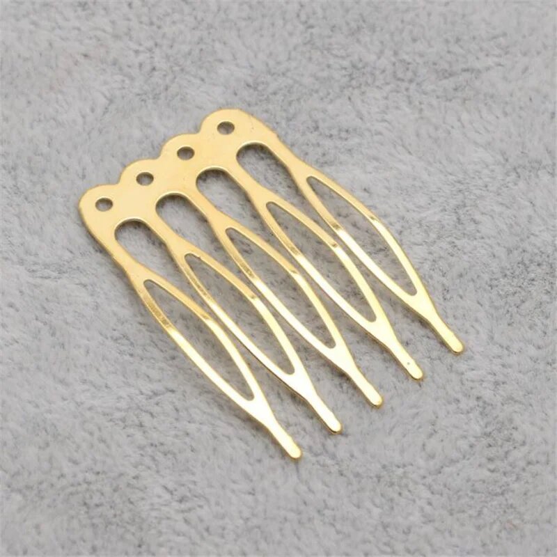 Золотые заколки для волос с отверстиями, Gold Hole 5