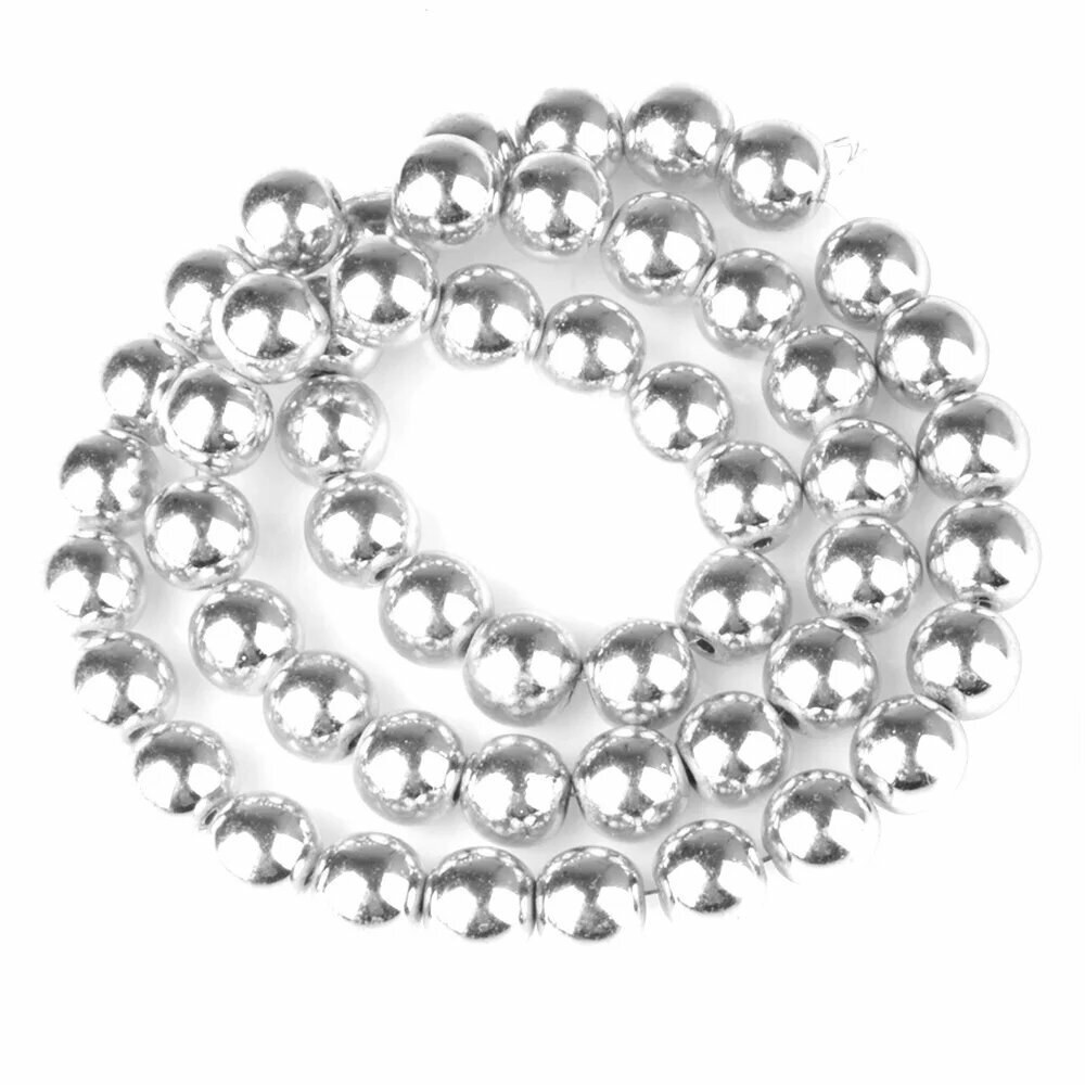 Бусины из гематита Chanfar 2-12 мм Серебряный, 3mm 125 beads, sliver color