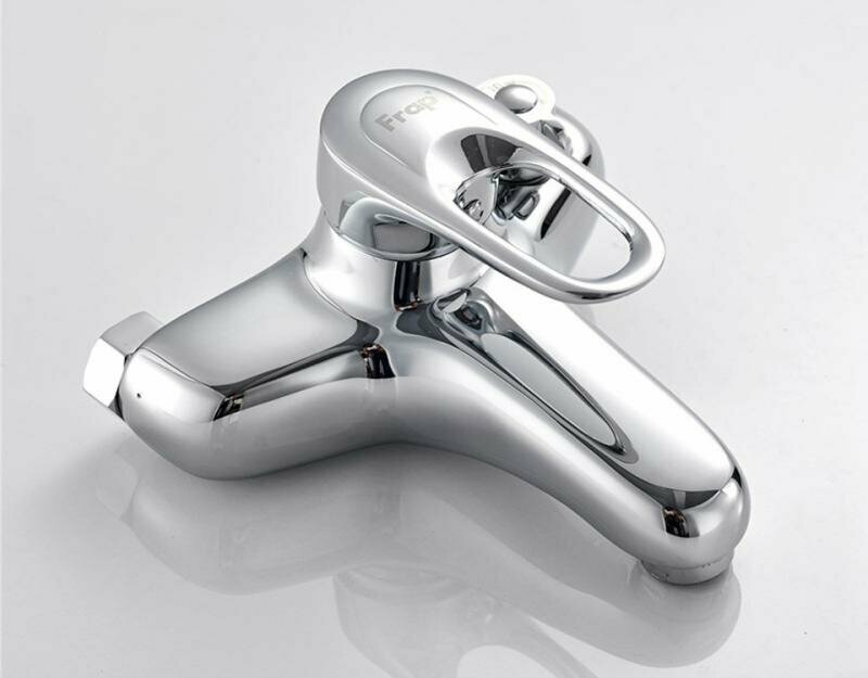 Смеситель для ванны FRAP F3204 латунь d40, короткий излив, хром