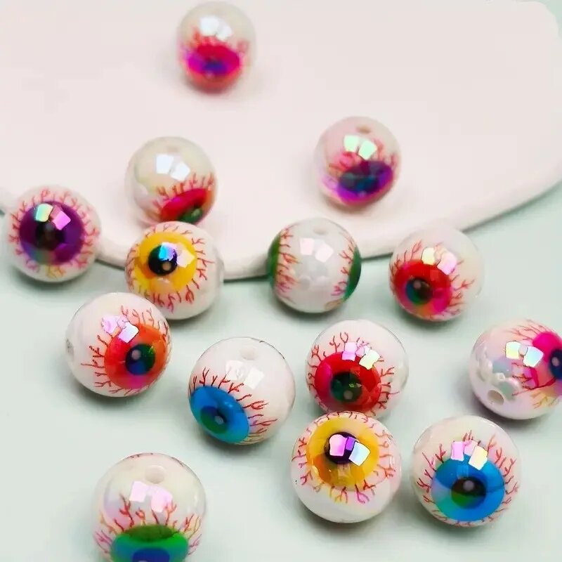 Акриловые бусины-глазки 16 мм, набор из 10 шт, Sansango