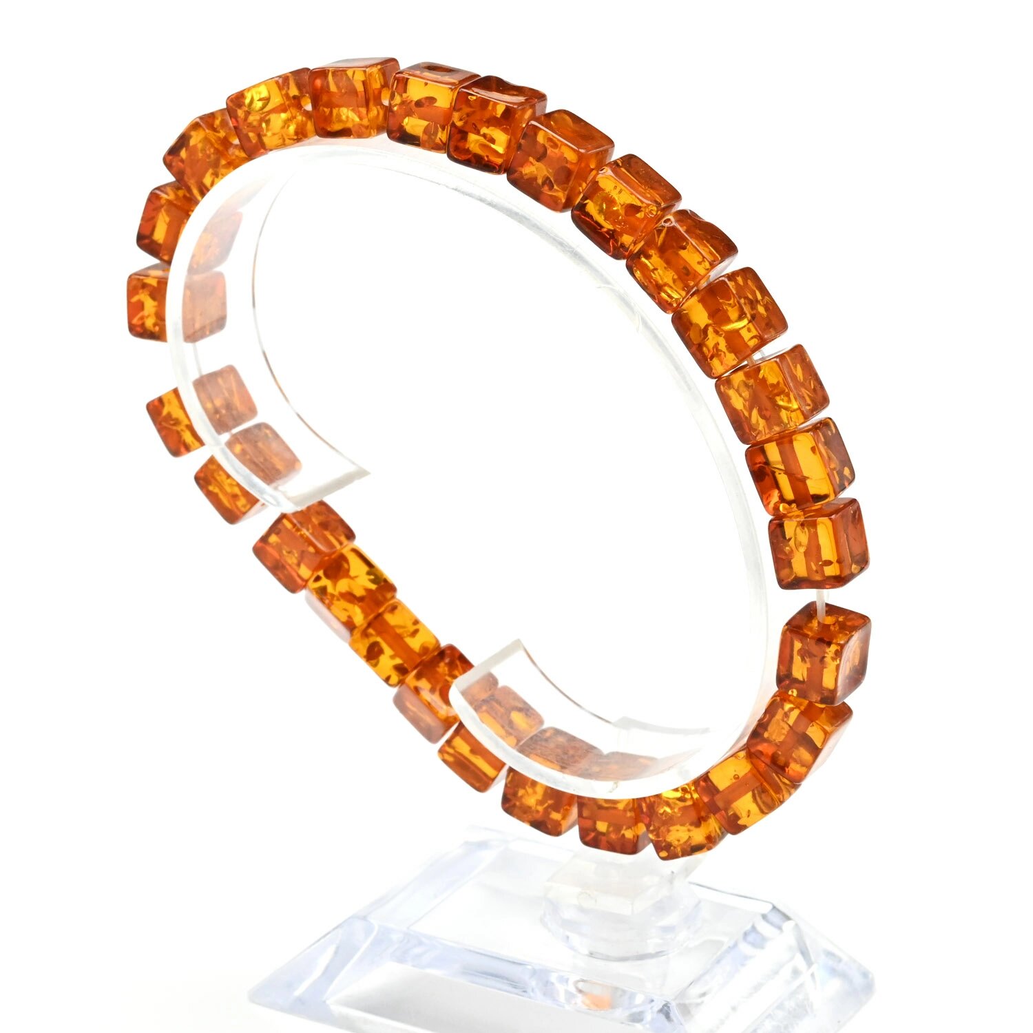Браслет, янтарь