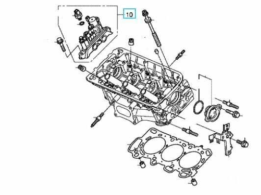 Электромагнитный клапан в сборе; Артикул Honda: 15810R70A04 (Оригинал)