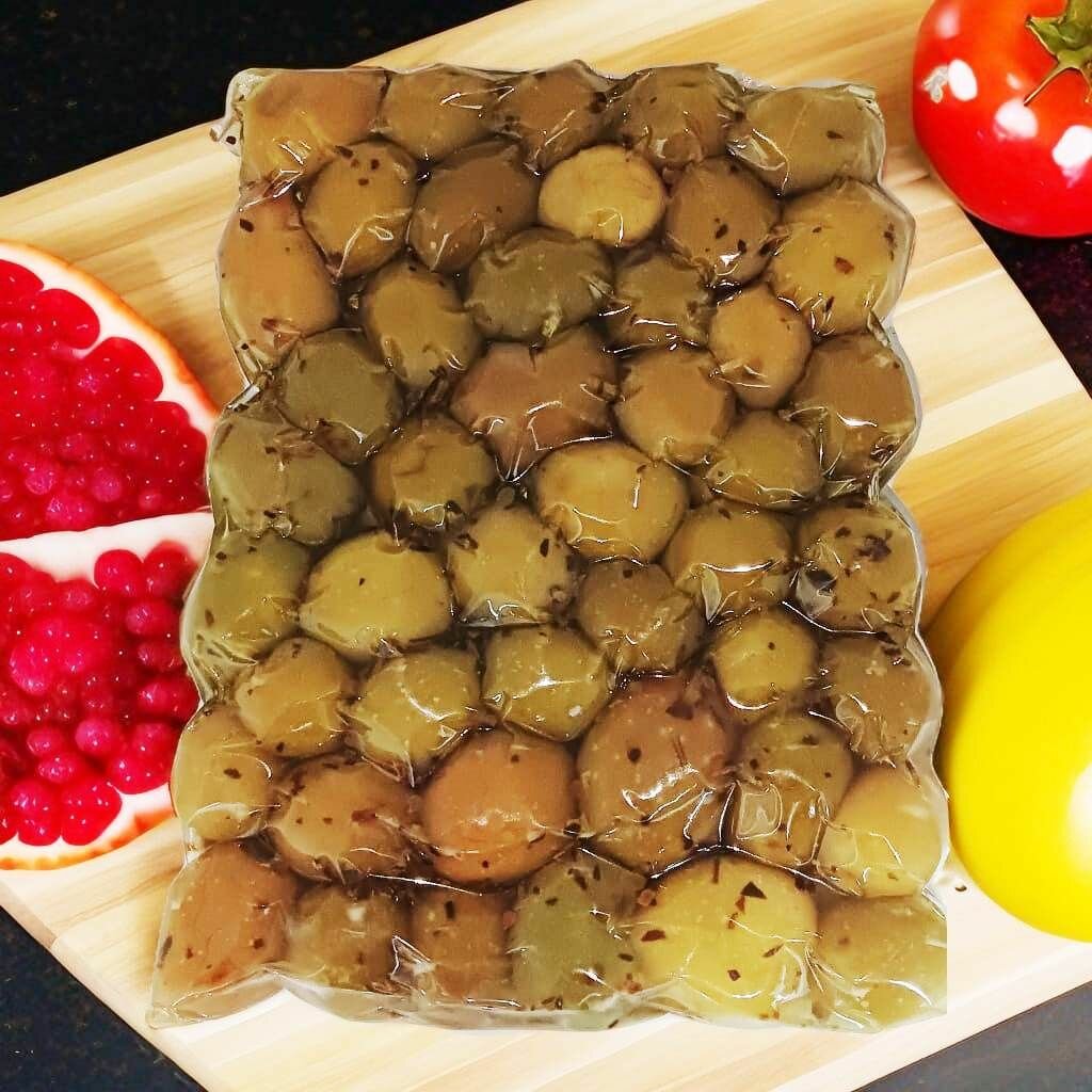 Оливки Халкидики с косточкой у-серия, Греция, 250г