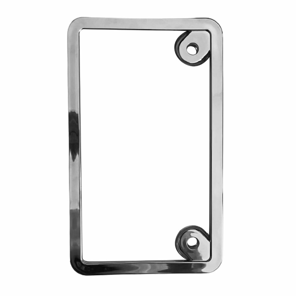 Нержавеющая рамка для номерного знака мотоцикла для передних и задних держателей, 2 отверстия, универсальная