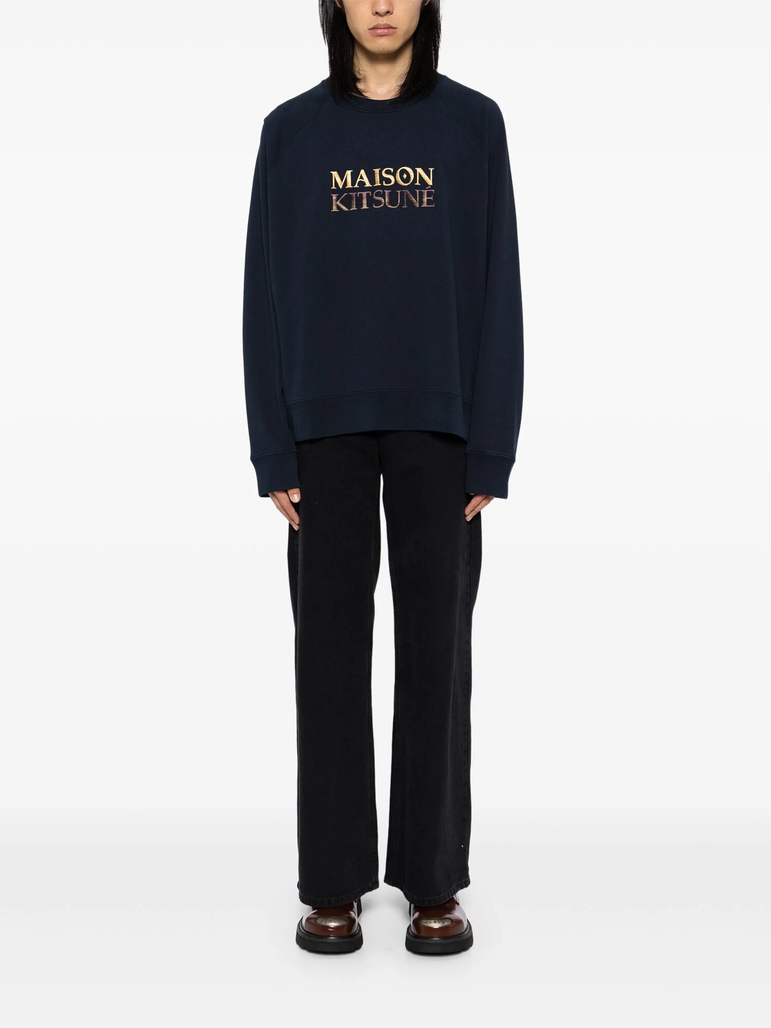 Худи Maison Kitsune, размер L, , синий — фото 1