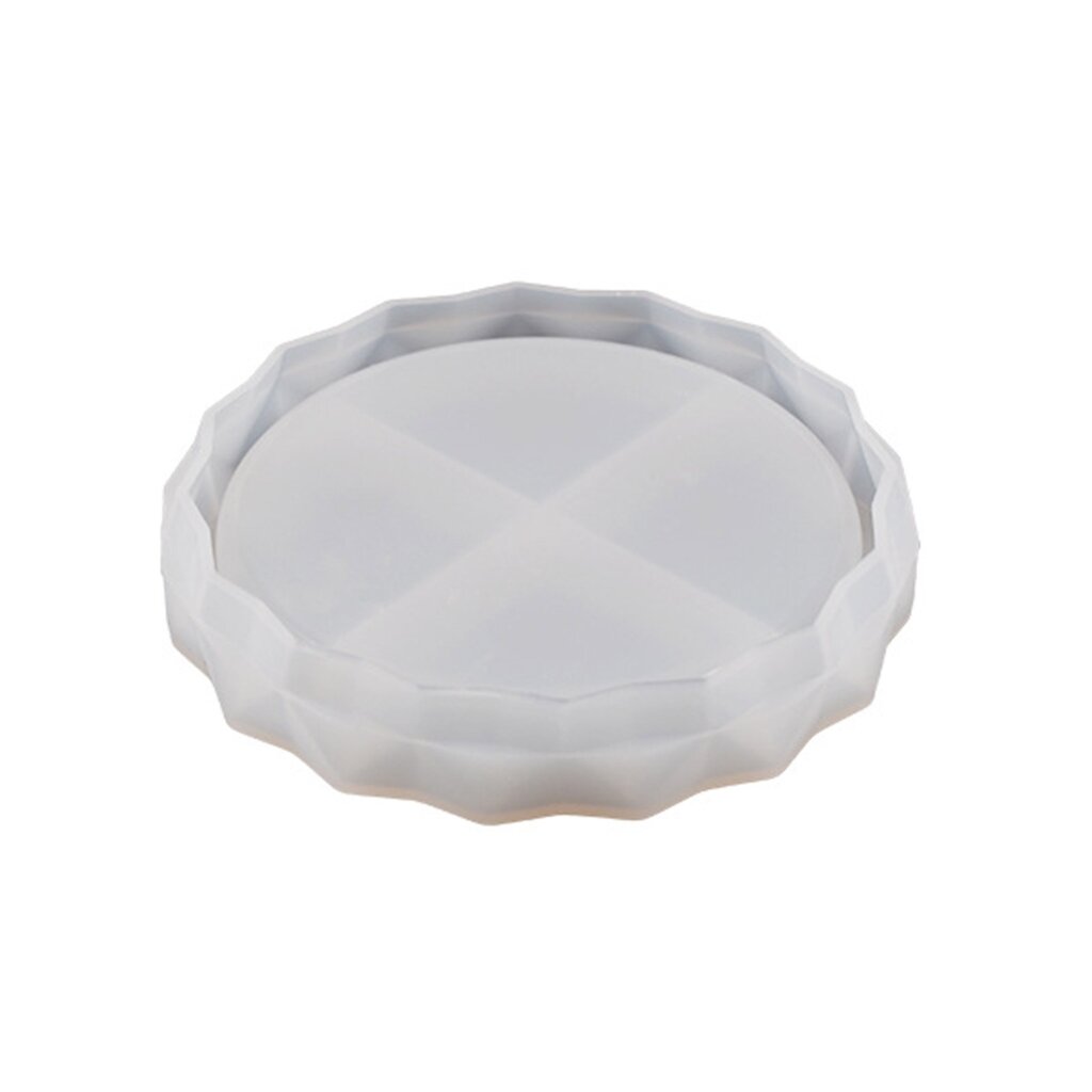 Силиконовая форма для круглого цветочного горшка diy из эпоксидной смолы с гипсовым цементом-S-bottom