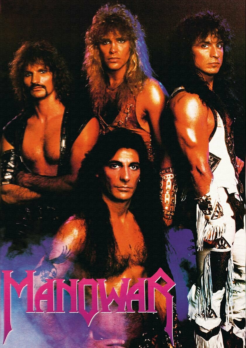 Постер. Звезды металла. Manowar. Формат А3.