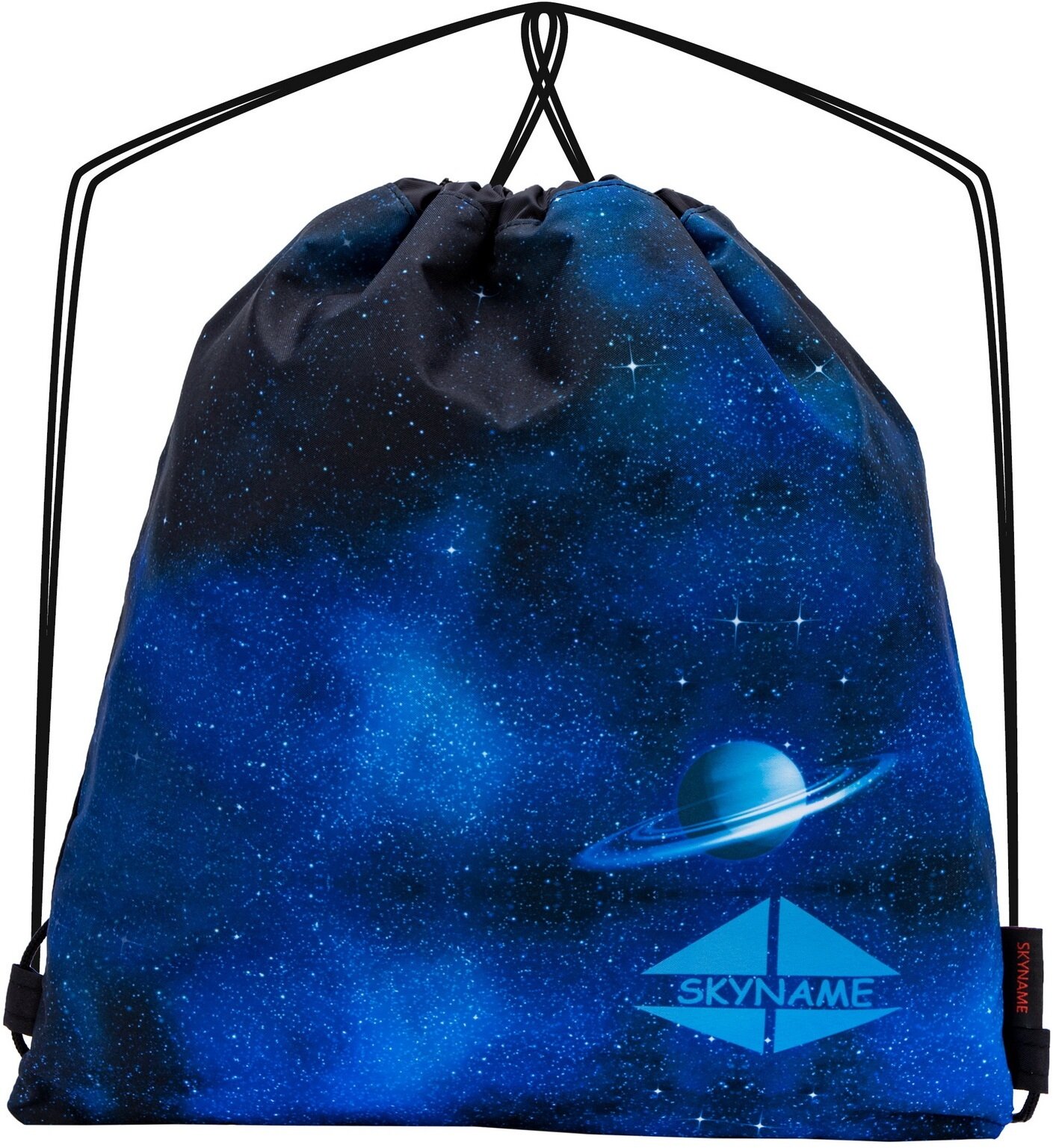 Мешок для сменки школьный для мальчика увеличенного размера 45 х 40 см с лямками из шнурков