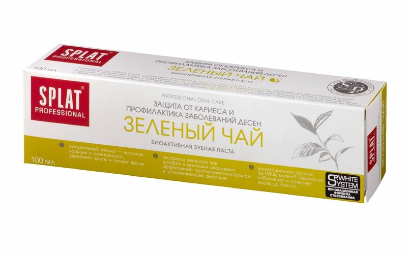 Сплат Профешнл Зеленый Чай Паста Зубная 130Г