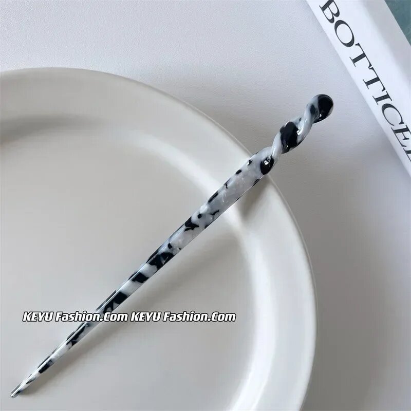 Китайские палочки для волос из ацетата WJG033 Black