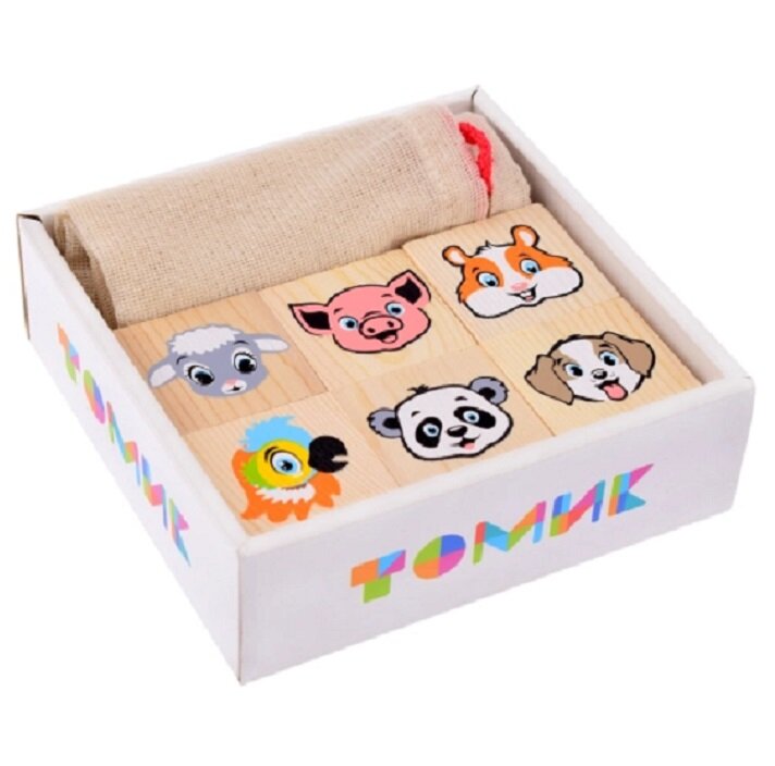 Лото Томик Милые животные, 24 детали 1-76