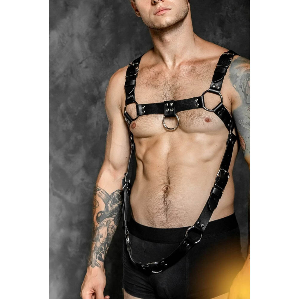 Мужская портупея-трансформер из натуральной кожи «APPOLON» (S/M)