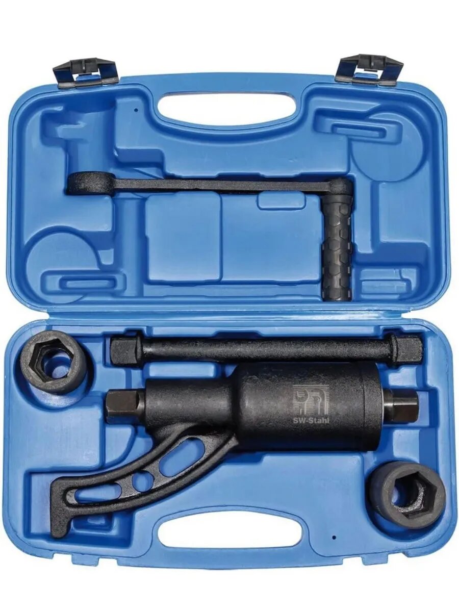 Гайковерт ручной механический с редуктором 1" 24-30-38 в прочном кейсе