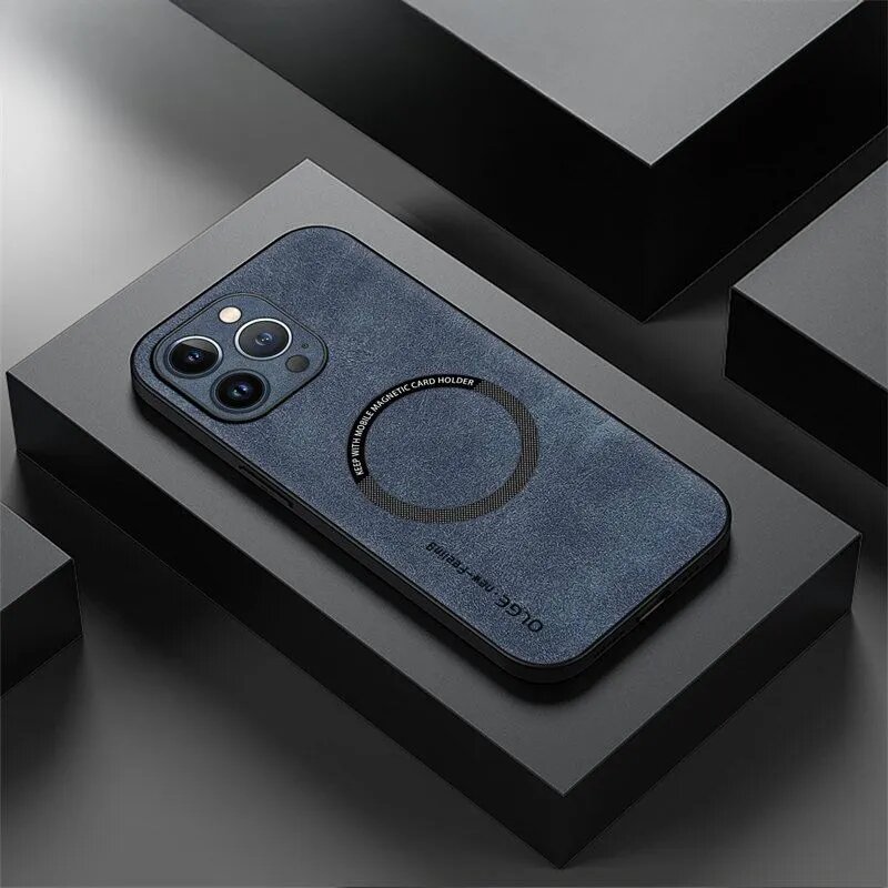 MagSafe чехол для Apple iPhone 12 Pro Max ( айфон 12 про макс ) Нескользящий и удобный