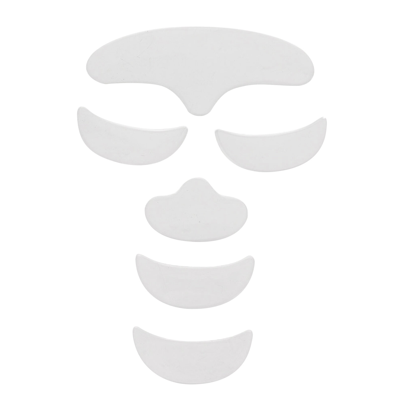 Силиконовых пластырей против морщин для подтяжки кожи, многоразовые, лоб, глаза, подбородок, лицо