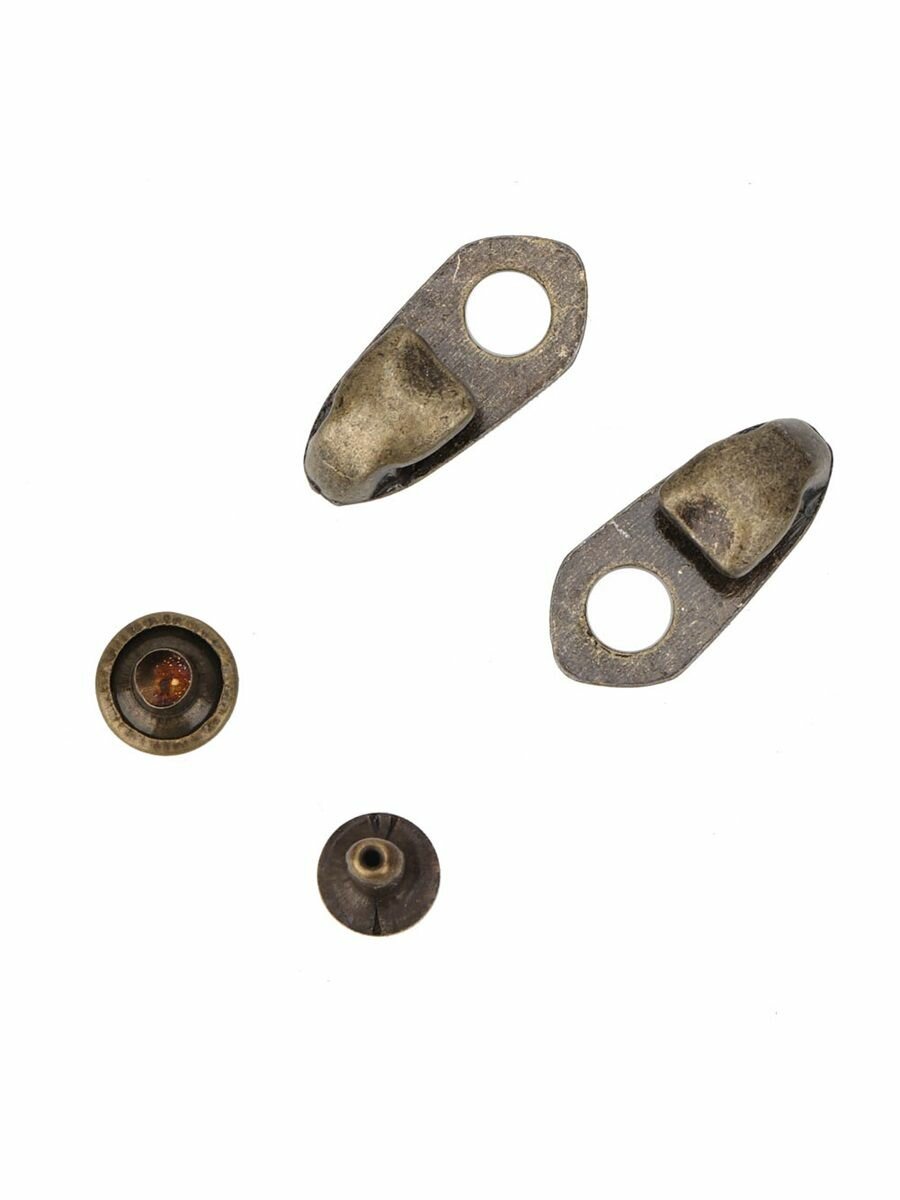 20 шт. крючков для шнурков для ботинок из сплава с заклепками, прочные для ремонта, кемпинга, походов, альпинистских аксессуаров, размер № 7