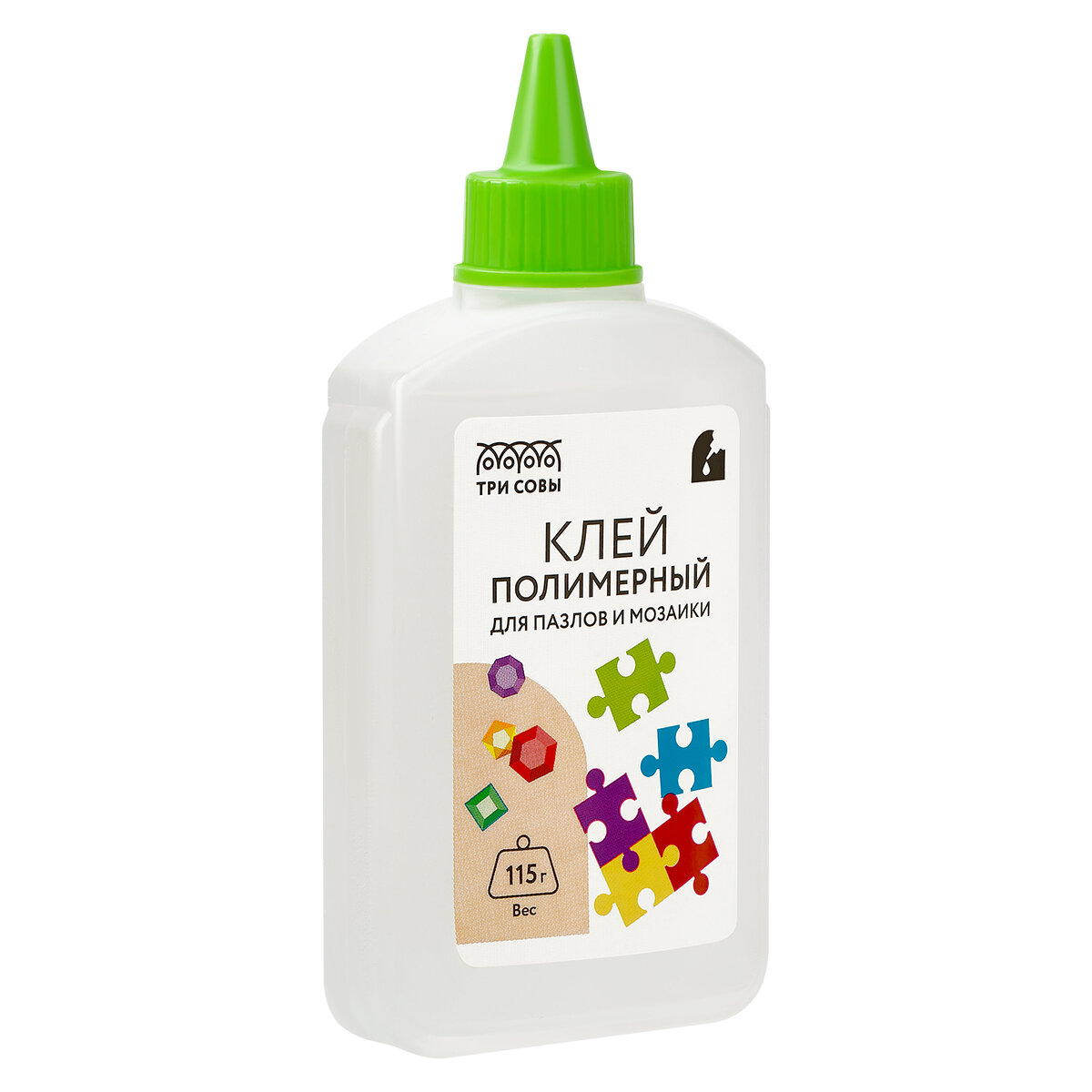 15 шт. Клей для пазлов и алмазной мозаики ТРИ совы, 115г