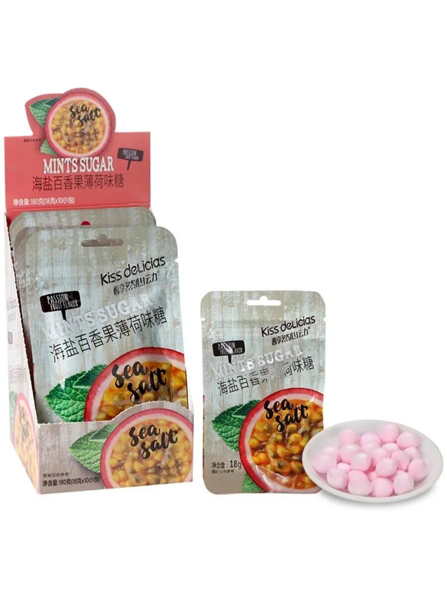 Мятные конфеты со вкусом Маракуйи и соли 180 г