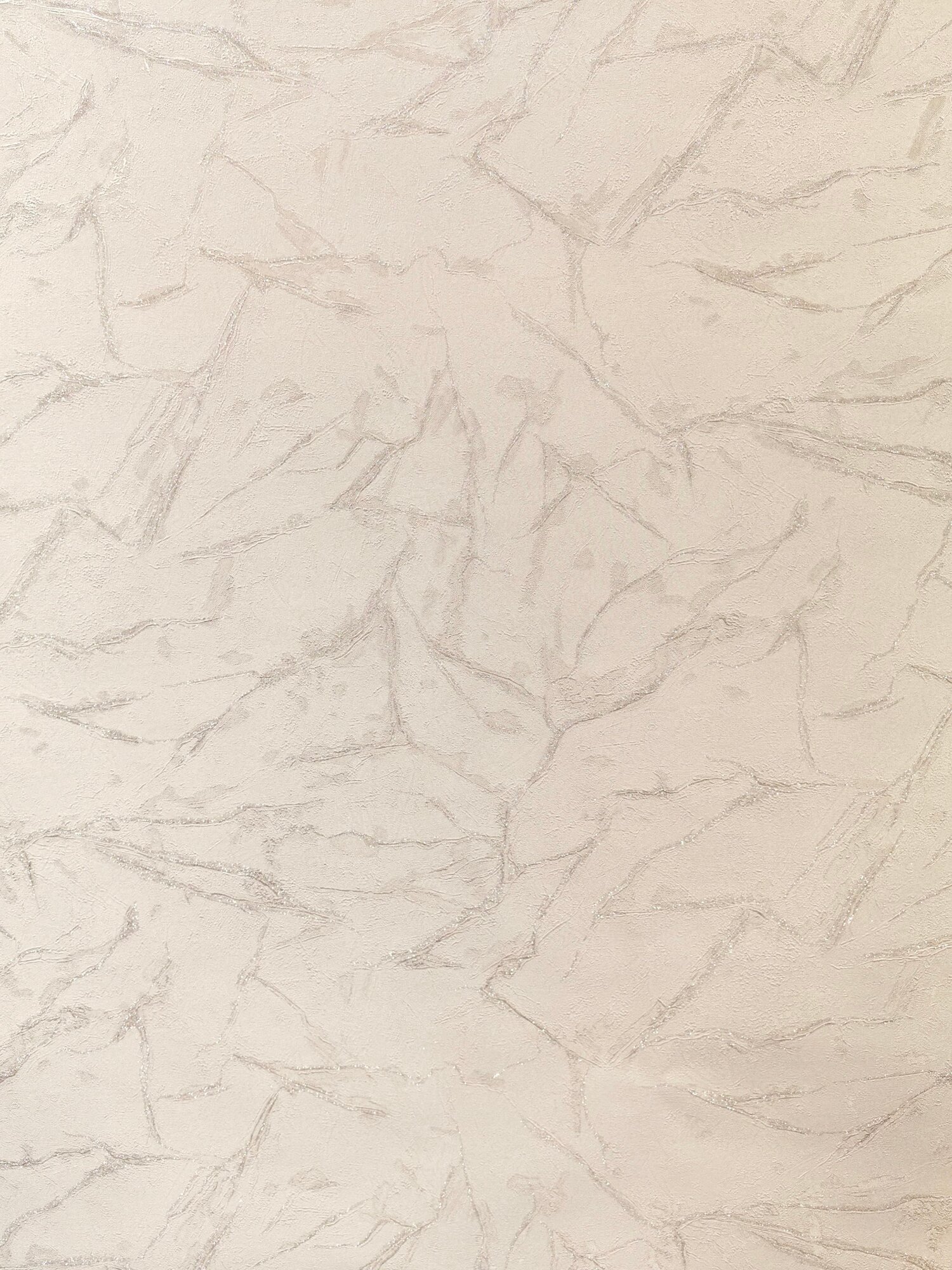 Обои флизелиновые метровые без подгона светлые с рисунком сжатка 1,06*10м c серебром в комнату в спальню в гостиную