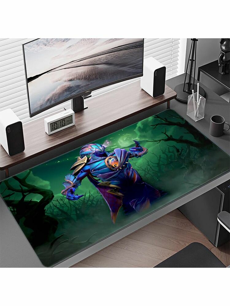 Игровой коврик Dota 2 Turret 2, для мыши, с клавиатурой, нескользящая основа