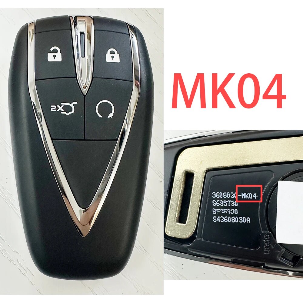 Оригинальный умный дистанционный ключ для CHANGAN CS55 CS75 CS35 PLUS EADO UNI-T UNI-K Uni-V Lamore, интеллектуальный дистанционный ключ MK04
