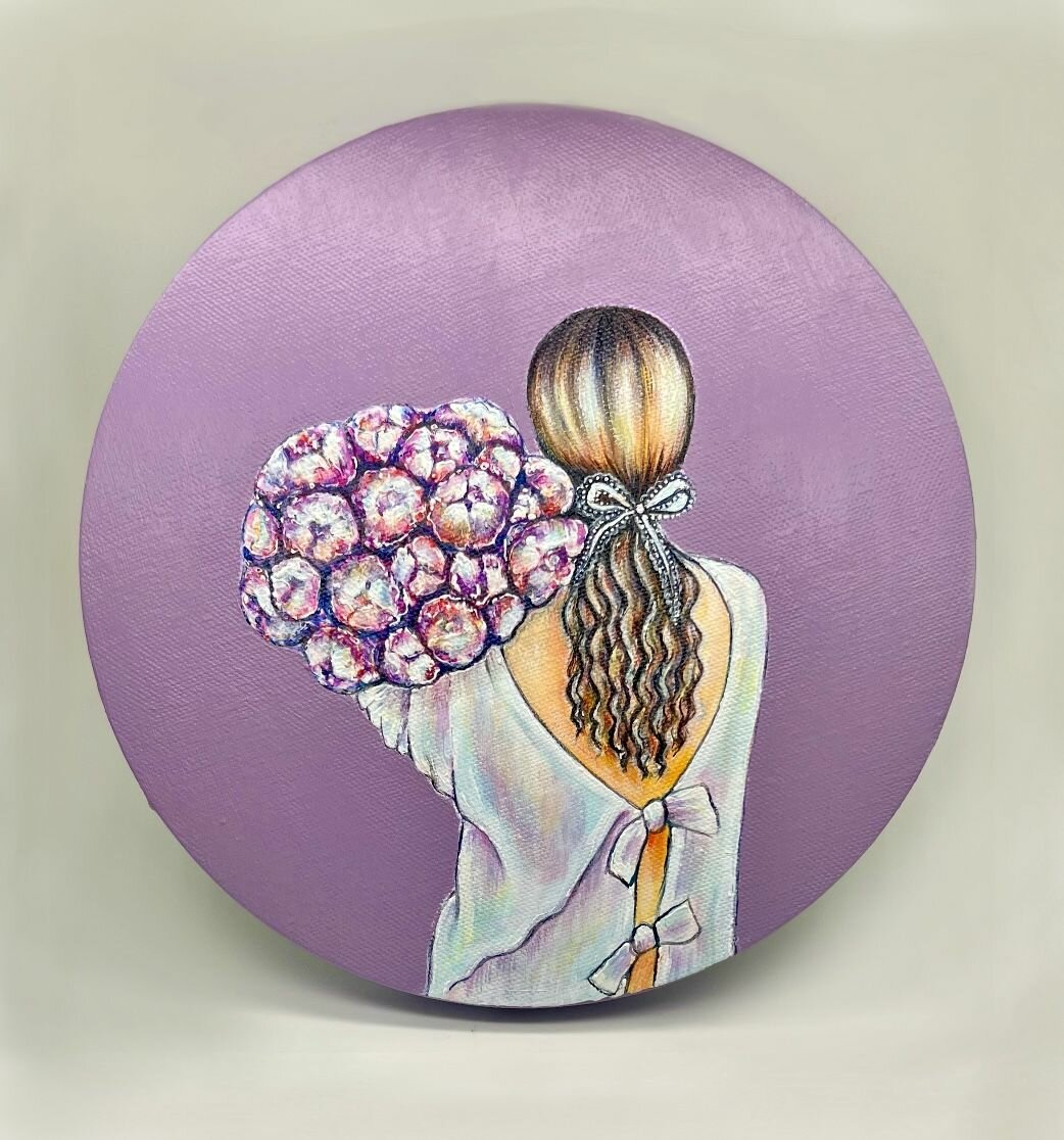 Картина интерьерная Milloly, авторская роспись, акрил