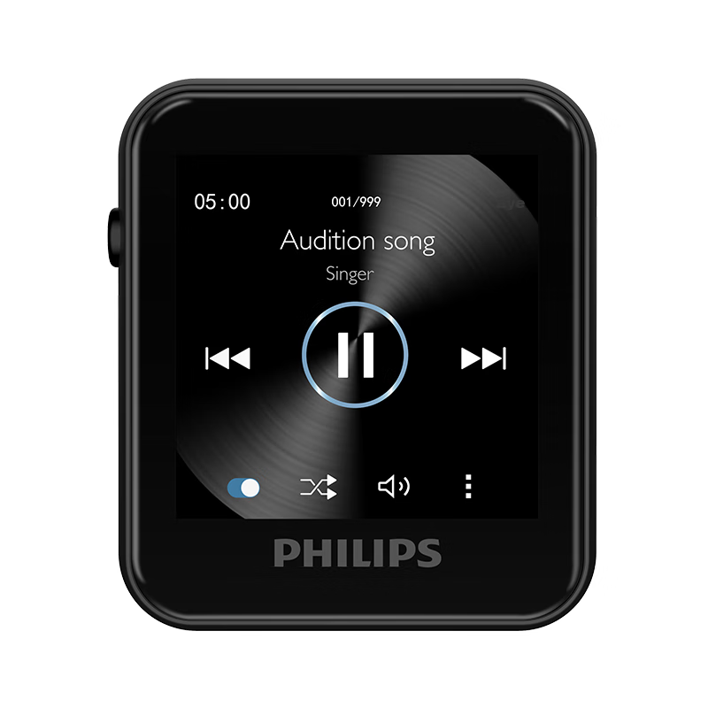 MP3-плеер PHILIPS SA6116, 16GB, HiFi, Bluetooth, FM Radio, черный