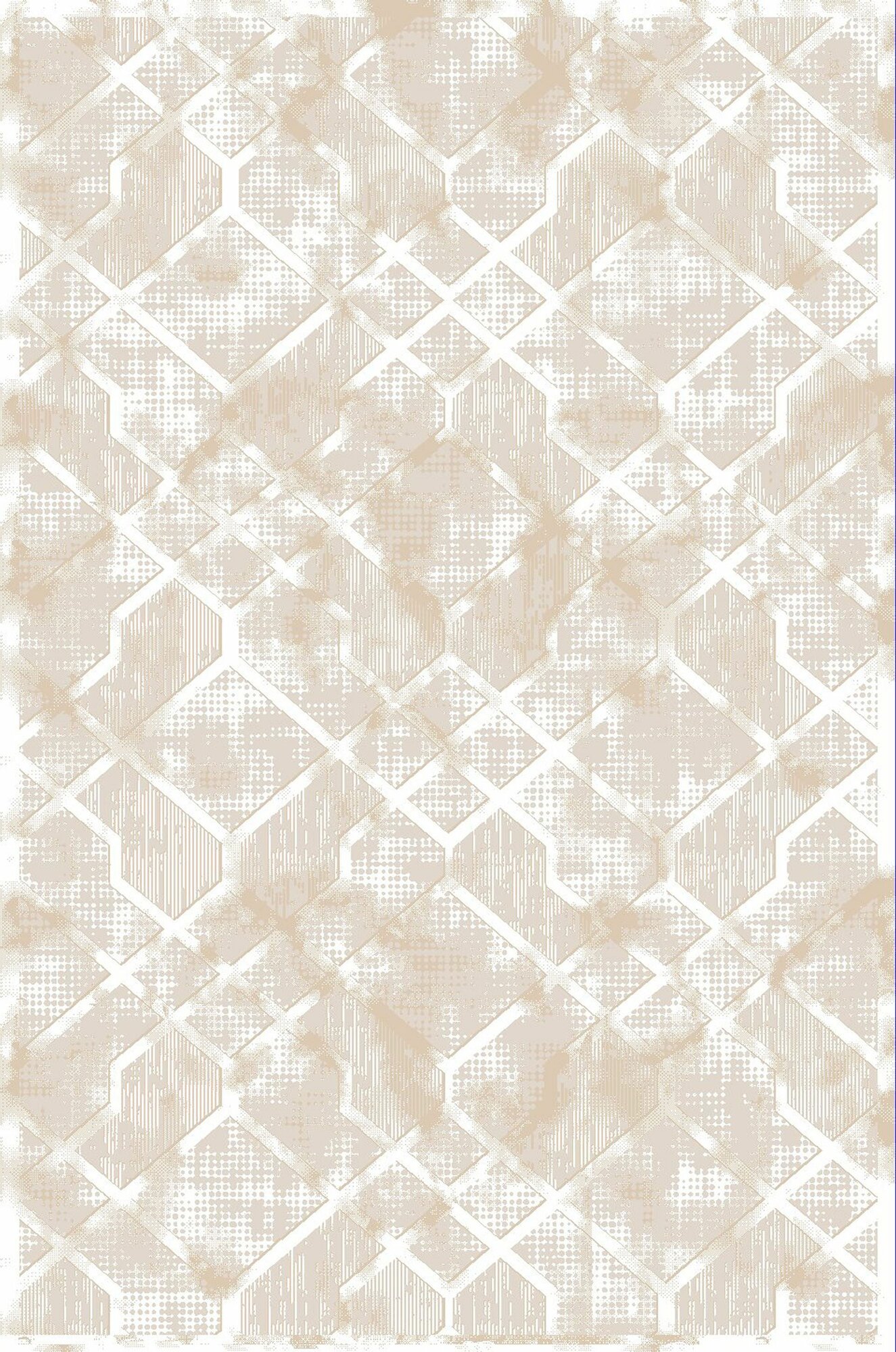 Elisa Ковер турецкий Palma 4896A Cream-Cream 2.4x3.4м