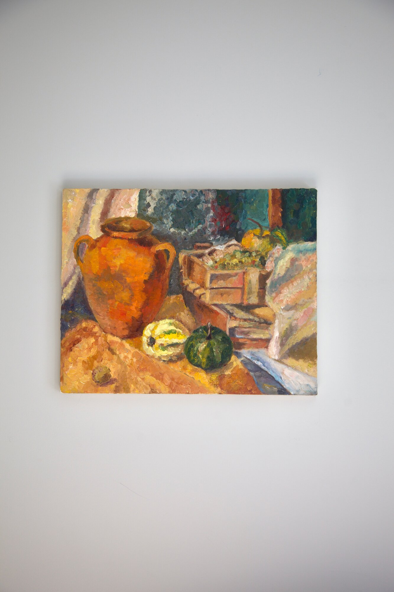 Картина маслом «Оранжевое солнце», холст на подрамнике, натюрморт, 50х40 см