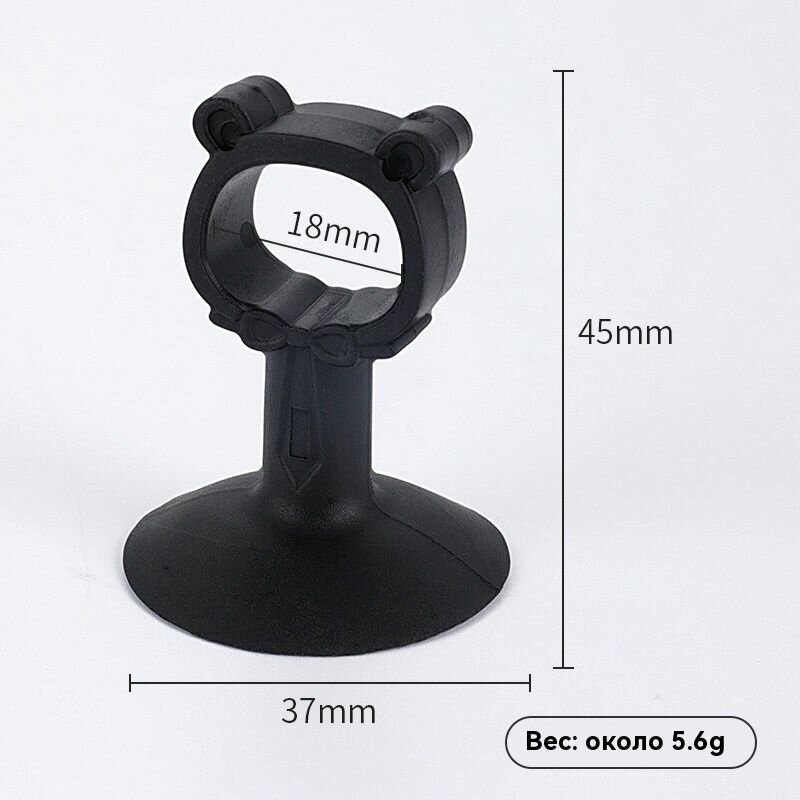 Силиконовый дверной стопор, защищающий верхнюю часть двери от столкновения (небольшой размер, набор из 5 штук)