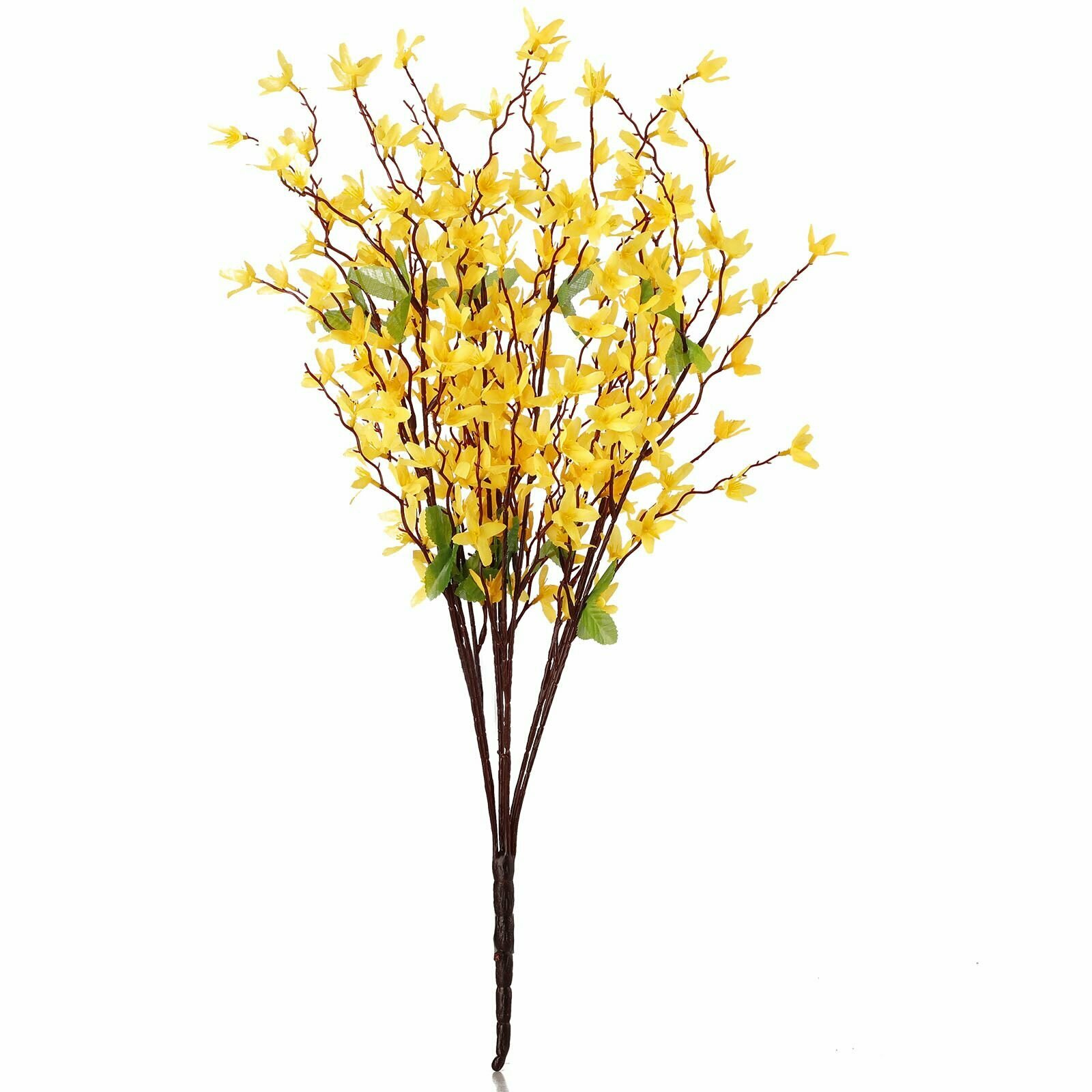 7-зубчатые искусственные цветы форзиции 60 см, высококачественные шелковые свадебные украшения, искусственные растения для гостиной, вечеринок, центральных элементов для мероприятий