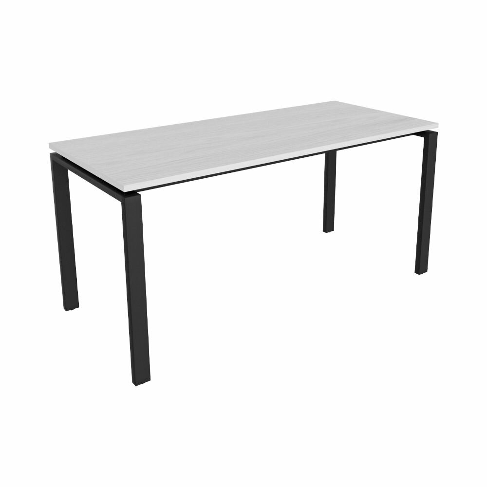 Стол на металлокаркасе С157М, р.1570х720х750, Ясень Анкор белый