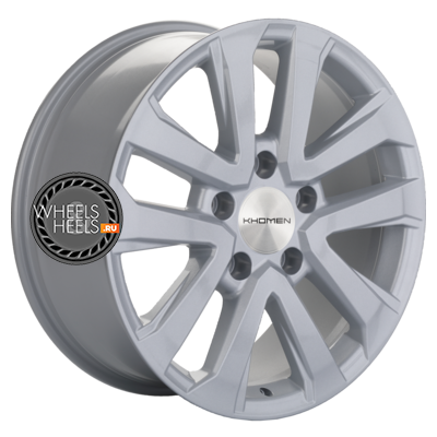 Диск автомобильный литой Khomen Wheels KHW2003 (LX570/LC100/LC200) 20x8.5 5x150 et58 dia110.1 F-Silver