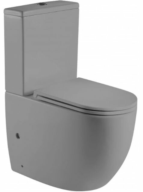 Унитаз компакт WeltWasser MERZBACH 011 MT-GR серый матовый