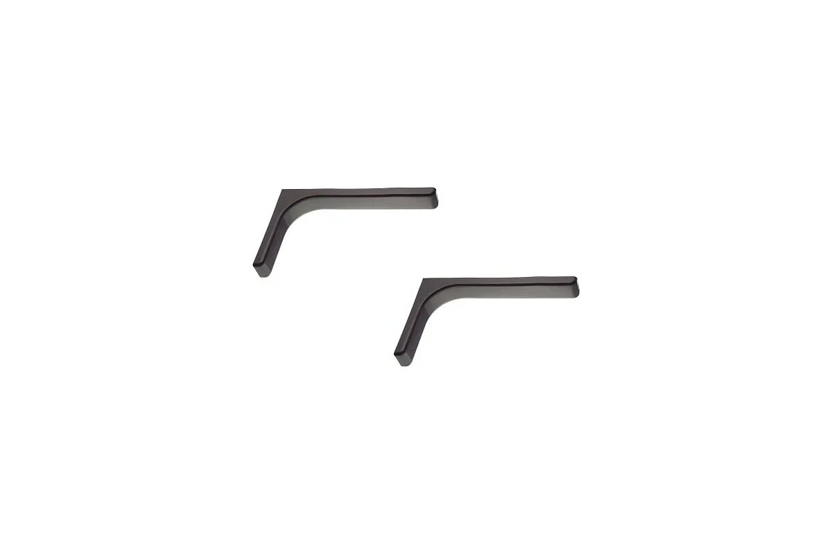 Полкодержатели L-240 мм, черные, 2 штуки в комплекте, бренд GTV