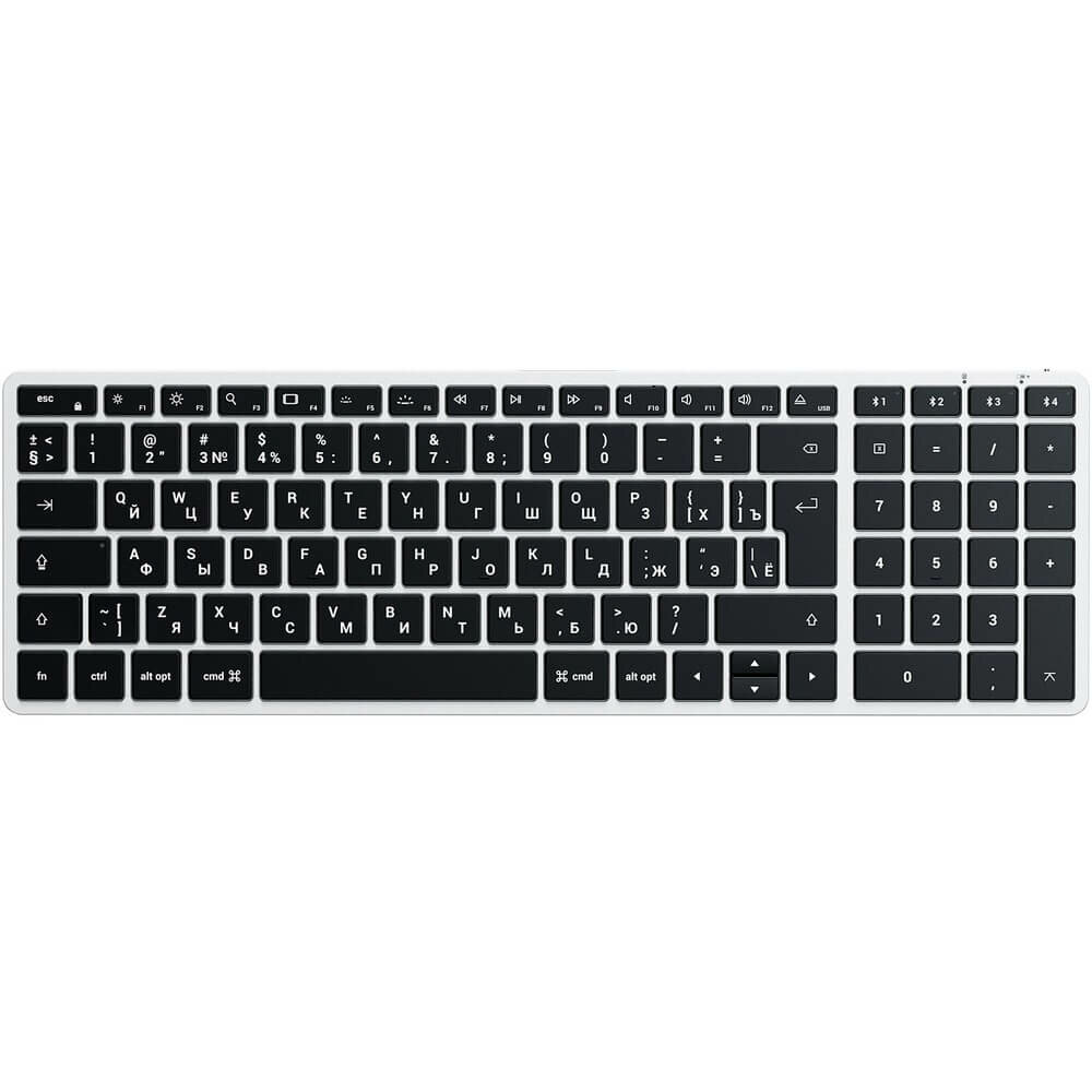 Клавиатура Satechi Slim X2 серебристый (ST-BTSX2S-RU)